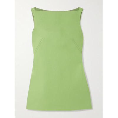 Emilia Wickstead 女士 FW25 短款连衣裙 Rifer 羊毛绉迷你连衣裙