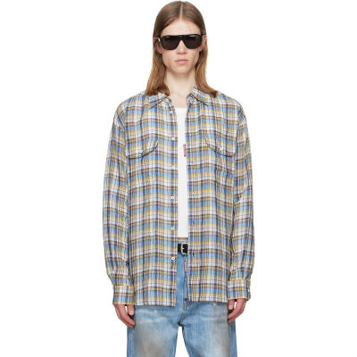 DSquared2 D二次方 男士 衬衫 多色 Canadian Vintage Linen