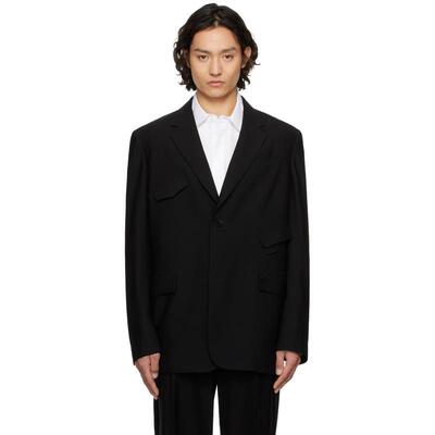 Feng Chen Wang 王逢陈 男士 西装外套 黑色 Multi Slash