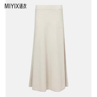 LISA YANG 女款Torie 高腰羊绒长款半身裙 迷衣时尚