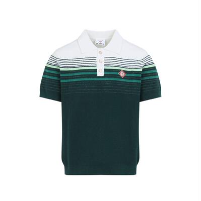 Casablanca 男士 FW26 POLO衫 条纹针织
