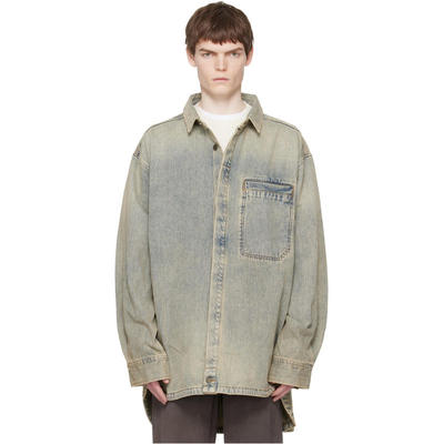 Entire Studios 男士 衬衫 蓝色 Herculean 牛仔