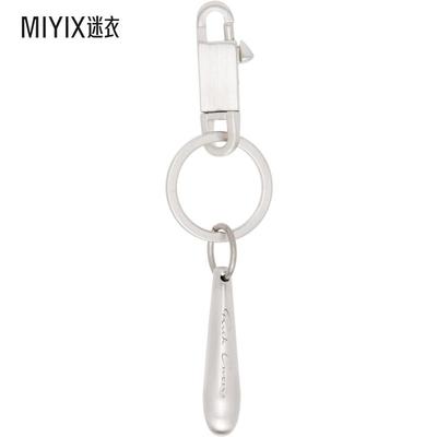 Rick Owens瑞克欧文斯 男款银色 Concordians Teardrop 钥匙扣 迷