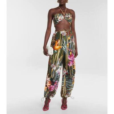 Camilla and Marc 女士 长裤 花朵真丝膨起长裤