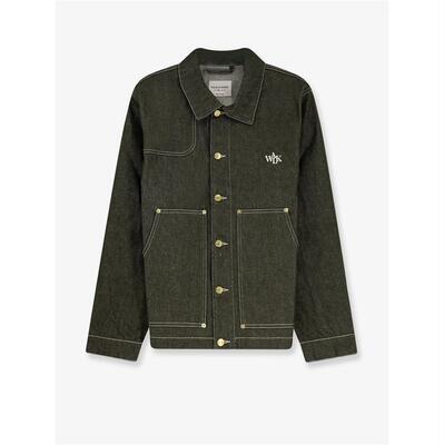 WALK IN PARIS 男士 SS26 夹克 Carpenter's 绿色牛仔布