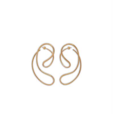 Panconesi 女士 FW25 耳环 Continua 雕塑