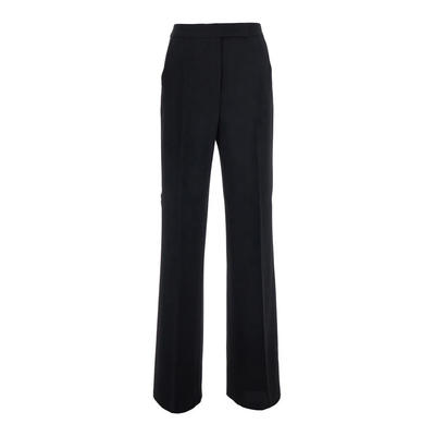 Max Mara 麦斯玛拉 女士 长裤 hook closure 黑色拉链布织(for)