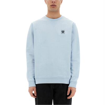 Belstaff 贝达弗 男士 SS26 卫衣 FELPA CON 拼缀徽标