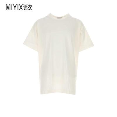 【秋冬新品】Yohji Yamamoto 男款白色棉质宽松款T恤 迷衣时尚