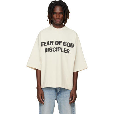 Fear Of God 男士 T恤 灰白色 Relaxed Disciple T 恤