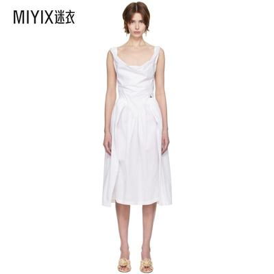 Vivienne Westwood西太后 女款白色 Sunday 连衣裙 迷衣时尚