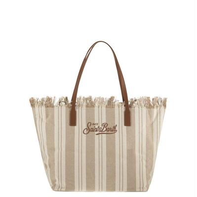 MC2 Saint Barth 女士 SS26 托特包 Mc2 圣巴特市流苏条纹手提袋