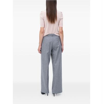 BOSS BLACK 女士 FW25 长裤 灰色裤子