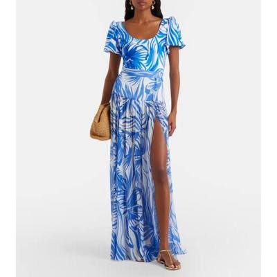 Alexandra Miro 女士 超长裙 Jaimee 高腰印花长款半身裙