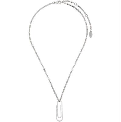 Off-White 女士 项链/吊坠 Paperclip Strass 项链