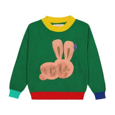 The Animals Observatory 女童 毛衣 Bull 印花童装