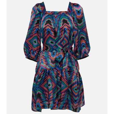 ERES 女士 短款连衣裙 Nightclub 印花缎面迷你连衣裙