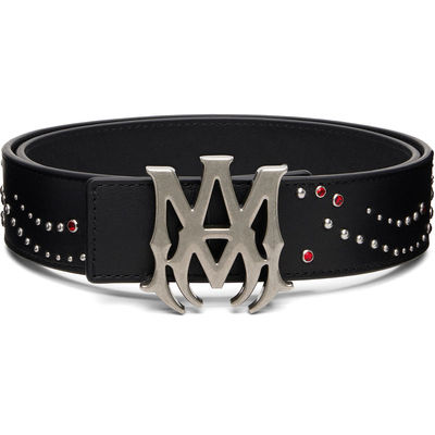 Amiri 埃米尔 男士 腰带 黑色 MA Stud 4cm
