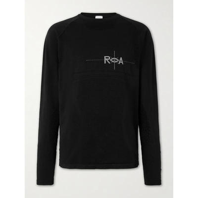 Roa 男士 SS26 运动上衣 SENSIL® Breeze Logo刺绣T恤