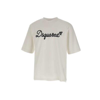 DSquared2 D二次方 男士 SS26 T恤 Dsquared2 刺绣宽松