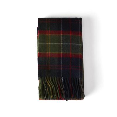 Barbour 男士秋冬新品 围巾 Brack 拼布格子圍巾