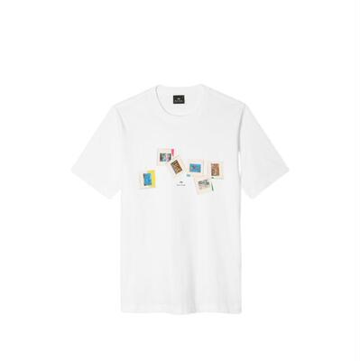 PS Paul Smith PS 保罗·史密斯 男士 FW26 T恤 SLIDES 棉质