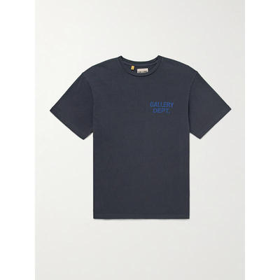 Gallery Dept. 男士 SS25 衬衫 Souvenir 徽标印花棉针织T恤