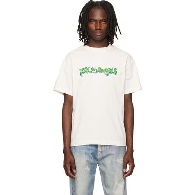 Palm Angels 棕榈天使 男士 T恤 Palm Angels 灰白色 Thai Logo