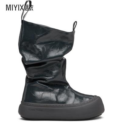 Yume Yume 女款灰色 Fisherman Low 中筒靴 迷衣时尚