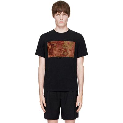 Maison Margiela 马吉拉 男士 FW26 T恤 黑色 Tapestry Patch