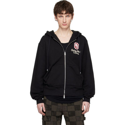 Amiri 埃米尔 男士 卫衣 黑色 MA Chateau Zip 连帽衫