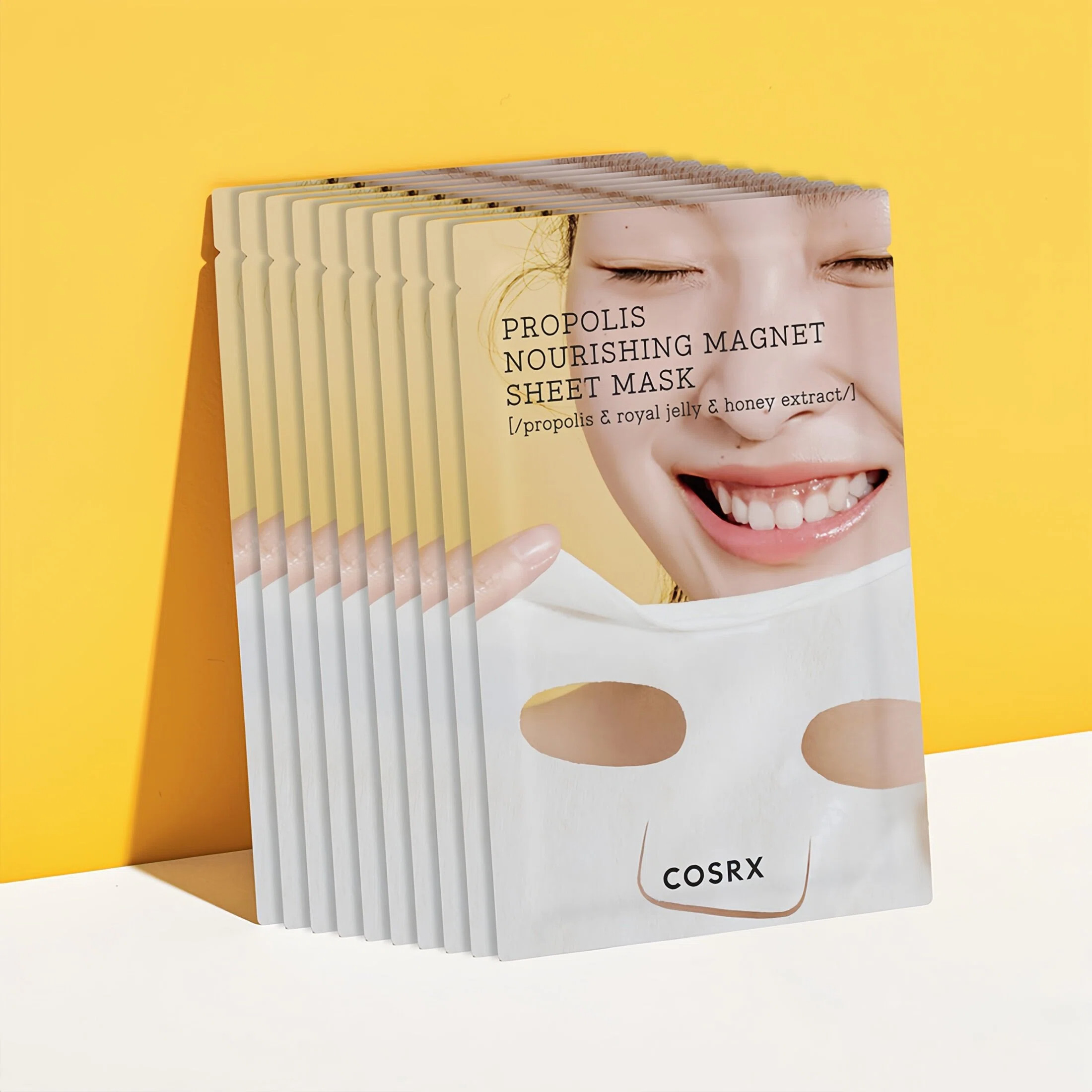 COSRX蜂胶精华三重滋养纯素面膜韩国本土正品直邮