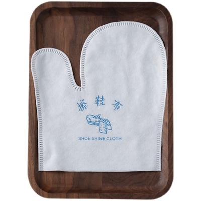 酒店专用一次性擦鞋布 加大手形独立袋包装 民宿宾馆专用擦鞋纸