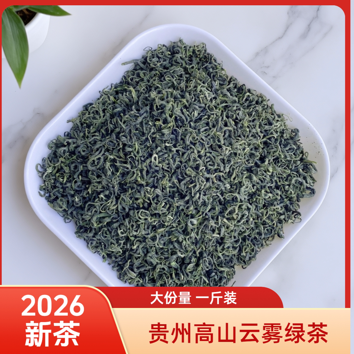 2026年新茶贵州高山绿茶都匀浓香茶毛峰茶炒青毛尖鲜爽板栗香