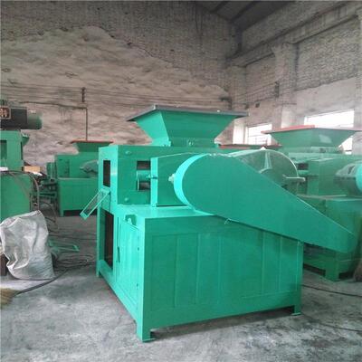 热销洁净能源碳粉型煤压球机设备生产线对辊铝钒土挤压成型机