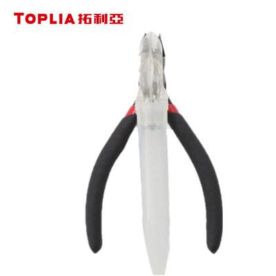 拓利亚（TOPLIA）工业级带集屑管斜口钳5英寸EP031001