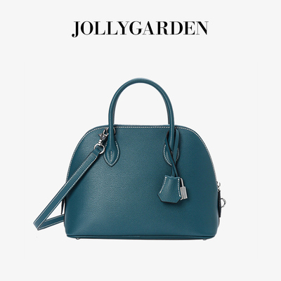 JOLLYGARDEN头层牛皮贝壳包简约