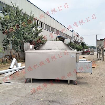 蚕豆油炸机 宜福油水节能蚕豆青豆 豌豆油炸锅厂家 质量保证