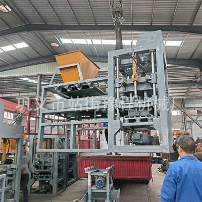 非洲混凝土制砖机Fully automatic cement brick making machine