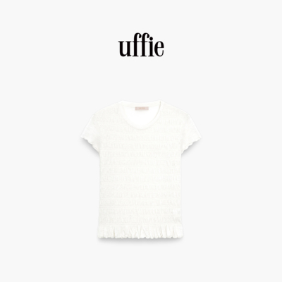 uffie于绘甜茶荷叶边饰司马克T恤