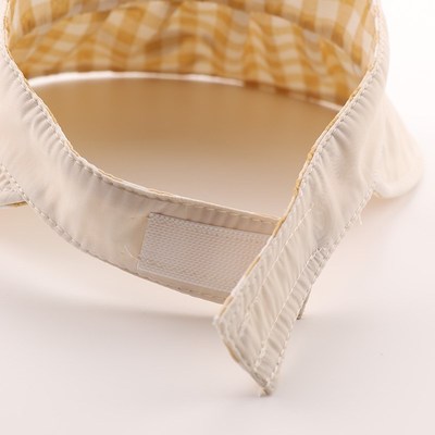 婴儿防晒帽子夏季薄款超萌小男孩空顶太阳帽可爱男童女宝宝遮阳帽