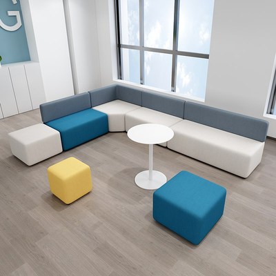 工作室办公洽谈现l代简约休息接待会客区商务休闲创意沙发组合套