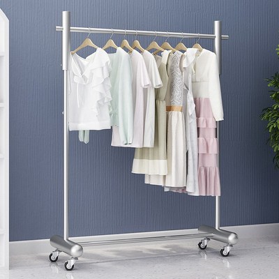 加粗服装店展示架直播间场u外活动促销衣服架样品间导购挂衣架带