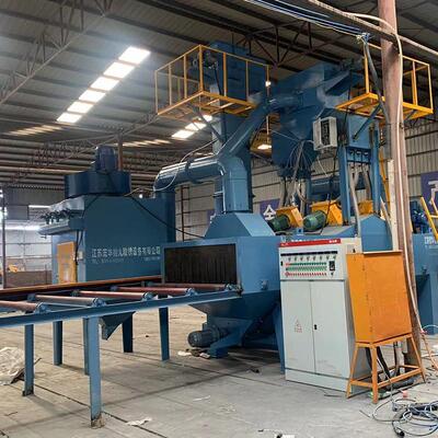 道通过式抛丸机 抛丸理除锈机钢结MKN构辊板材清机处理抛丸机