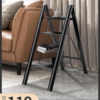 极速Ultra-thin jMultifunctional Folding Ladder Household Her