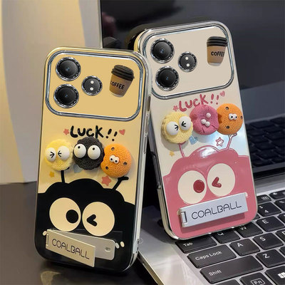 适用真我GTNEO系列手机壳ins煤球