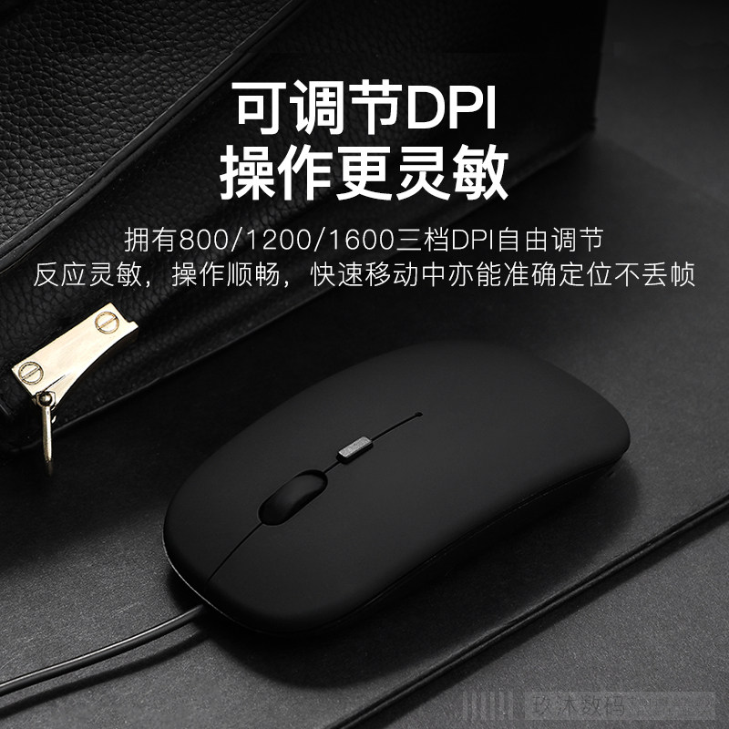 Type C接口有线鼠标静音笔记本电脑台式家用办公游戏电竞usb通用