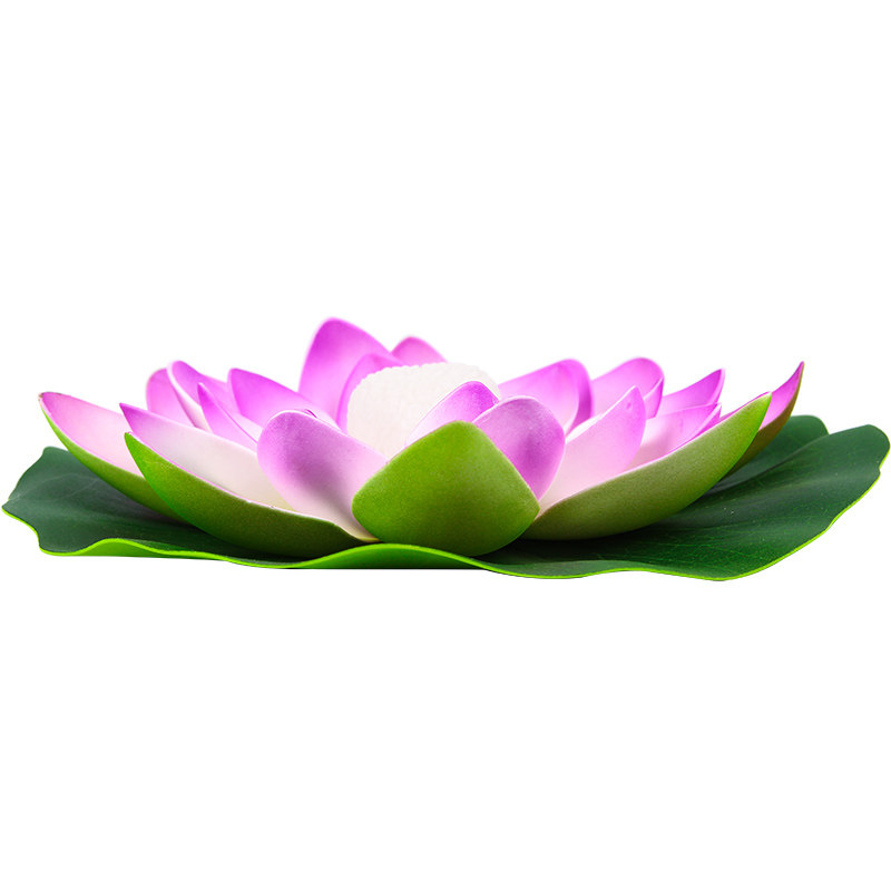荷花灯河灯浮水爱心型蜡烛电池发光莲花灯小夜灯水灯荷花灯莲灯