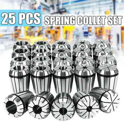25EPSO夹csR32公制弹P簧头弹性筒夹适合数控铣床雕刻机夹头