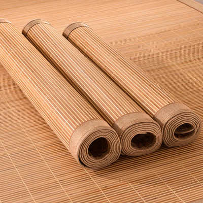 竹凉席可折叠双面席1.8m 1.6米1.5米1.65米0.9m床榻榻米席子